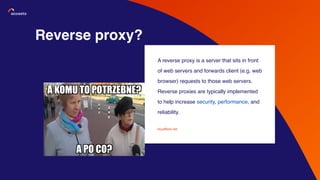 Docker reverse proxy z użyciem Traefik | PPT