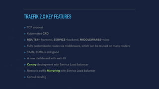 Traefik as an open source edge router for microservice architectures | PPT
