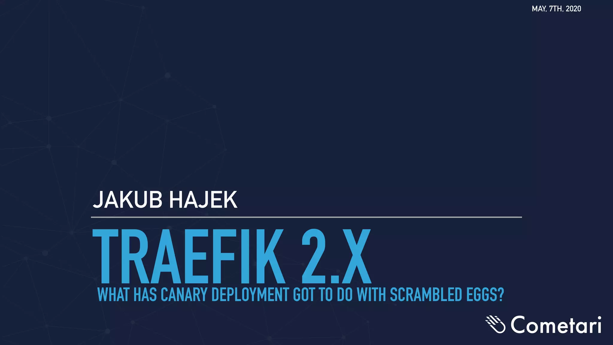 Traefik 2.x features - canary deployment with Traefik and K3S | PPT