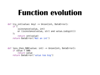 Trafaret: monads and python | PPT