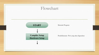Pemrograman Traffic Light Menggunakan Mikrokontroller ATMega16 dengan Software BASCOM AVR | PPTX