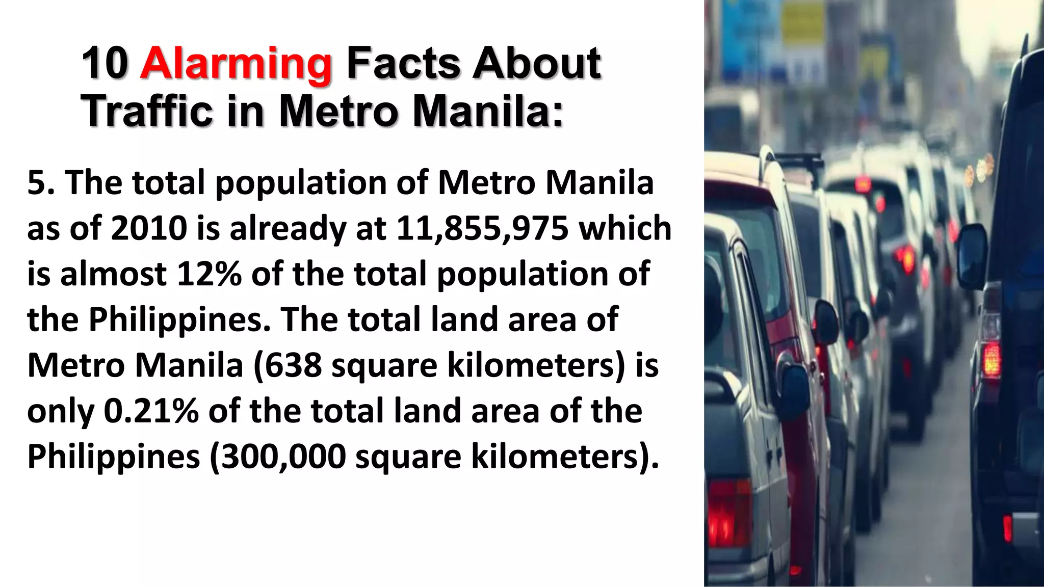Traffic Congestion in Metro Manila | PPTX