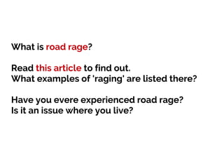 How to talk about traffic and commute | PDF