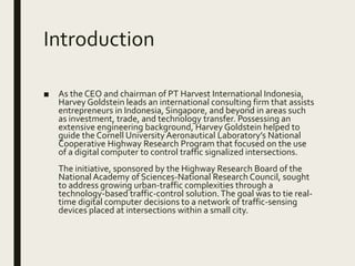 Harvey Goldstein’s Groundbreaking Work in Urban Traffic Design | PPTX