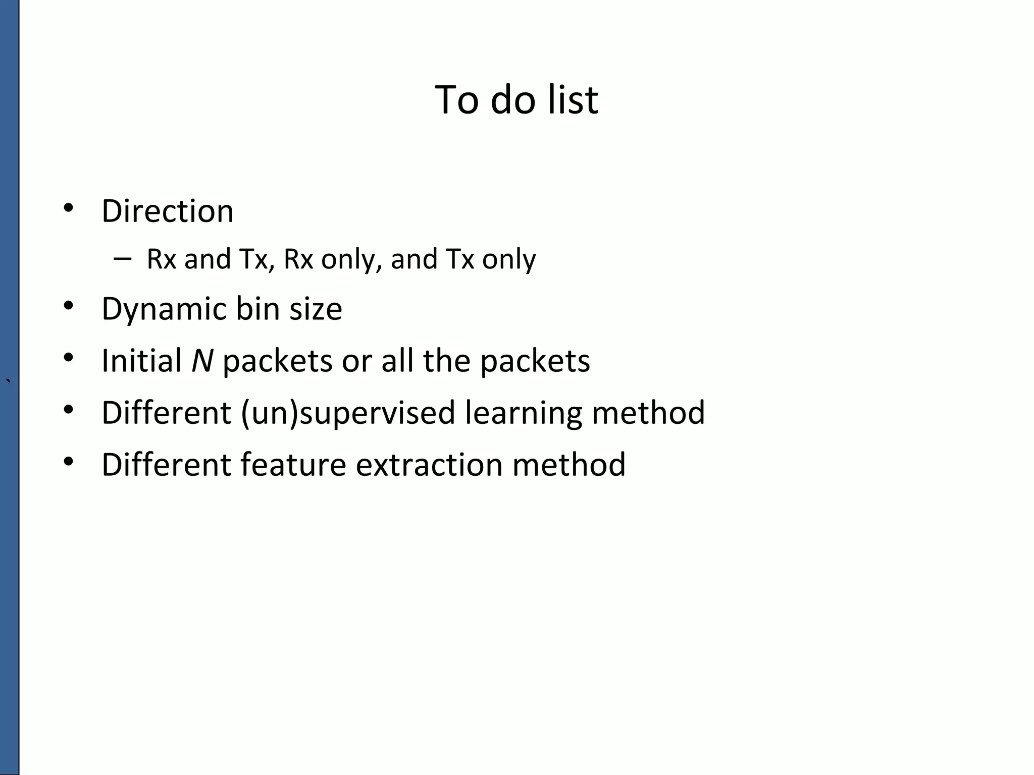 ` Traffic Classification Based On Machine Learning Ppt