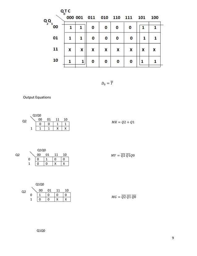 Traffic light Controller Design | PDF