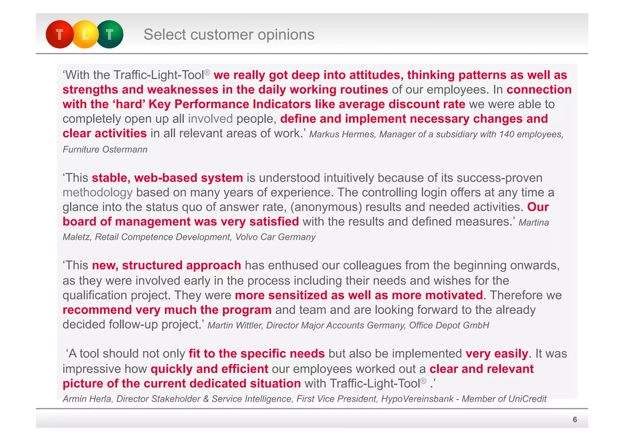 Traffic Light Tool Presentation | PDF