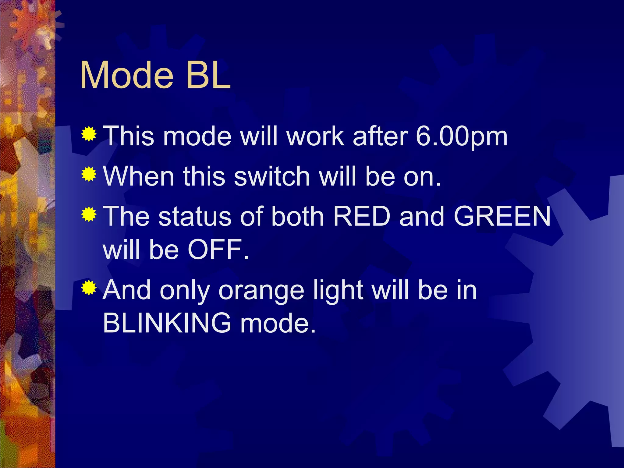 Traffic Lights Controller Ppt