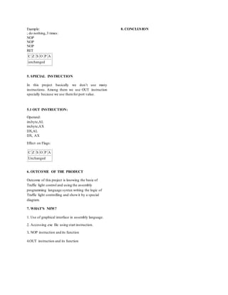 Traffic lights-system-2(Microprocessor &Assembly Language) | DOCX