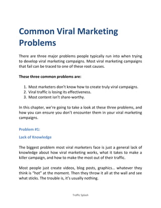 Viral Traffic Guide - How To Get Viral Traffic | PDF