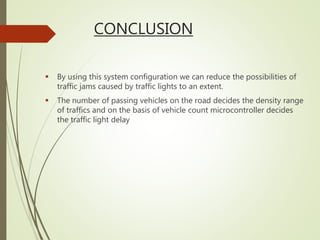 Density Based Traffic Signal with Remote Override in Emergency | PPTX