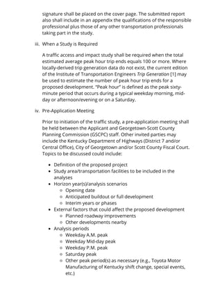 Traffic Access and Impact Study Guidelines & Procedures | PDF | Civil ...