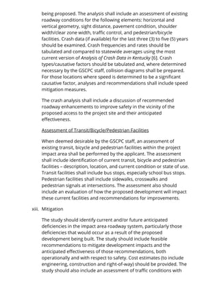 Traffic Access and Impact Study Guidelines & Procedures | PDF | Civil ...