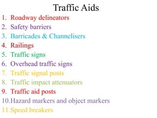 Traffic aids street furniture | PPT