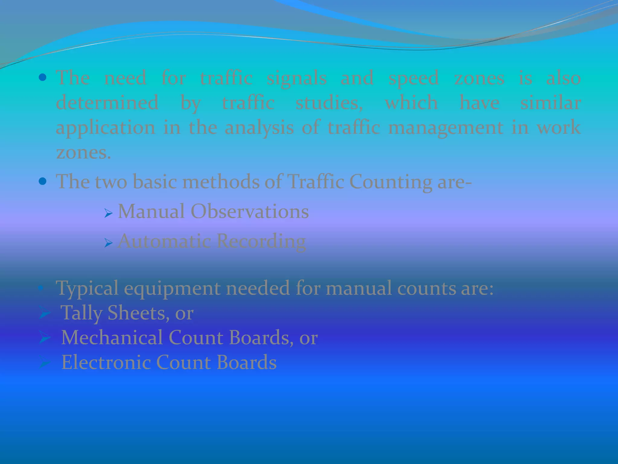 Traffic analysis and Road Widening | PPTX