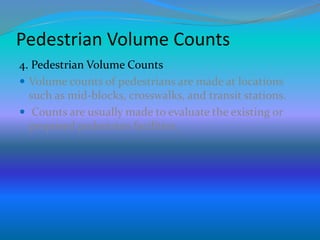 Traffic analysis and Road Widening | PPTX