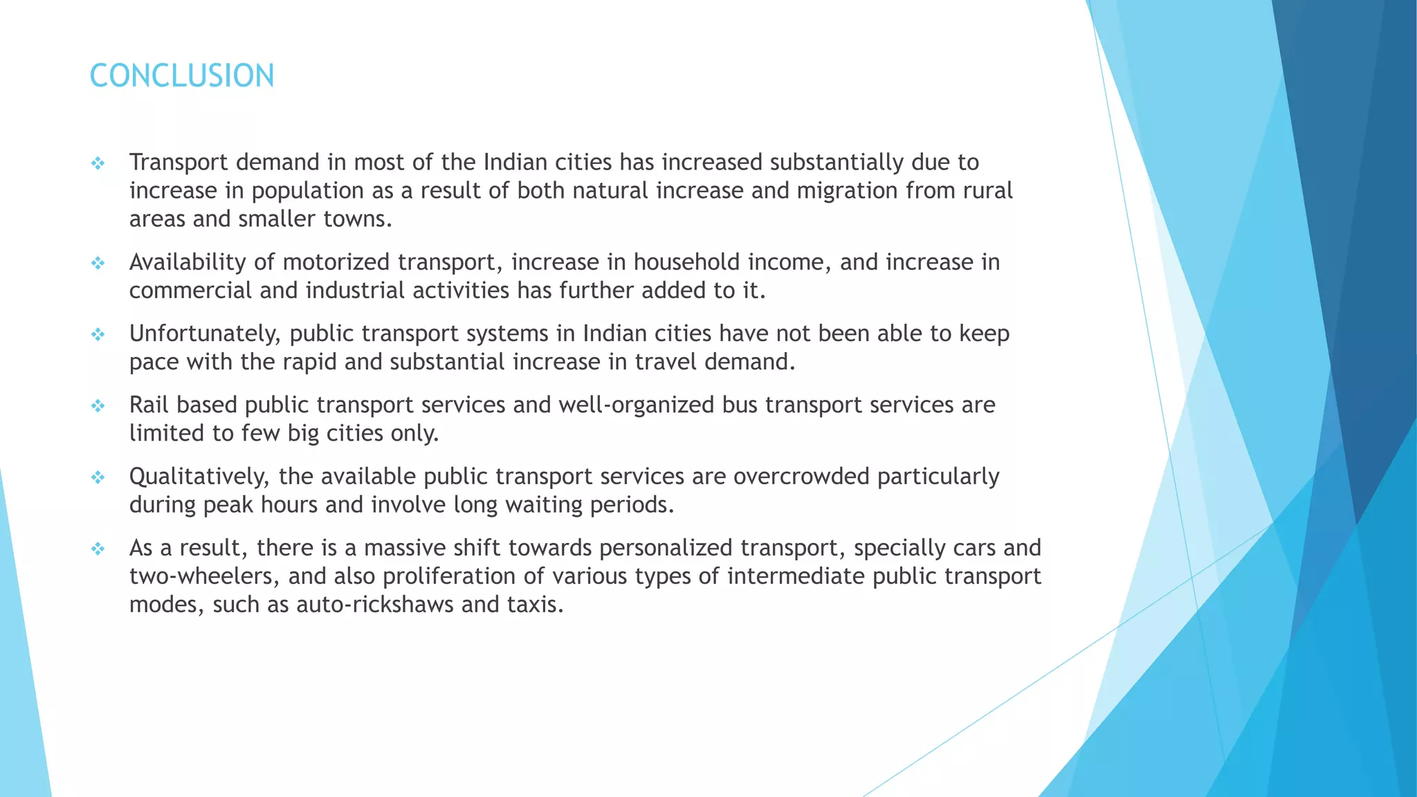 URBANIZATION AND TRANSPORT PROBLEM | PPTX