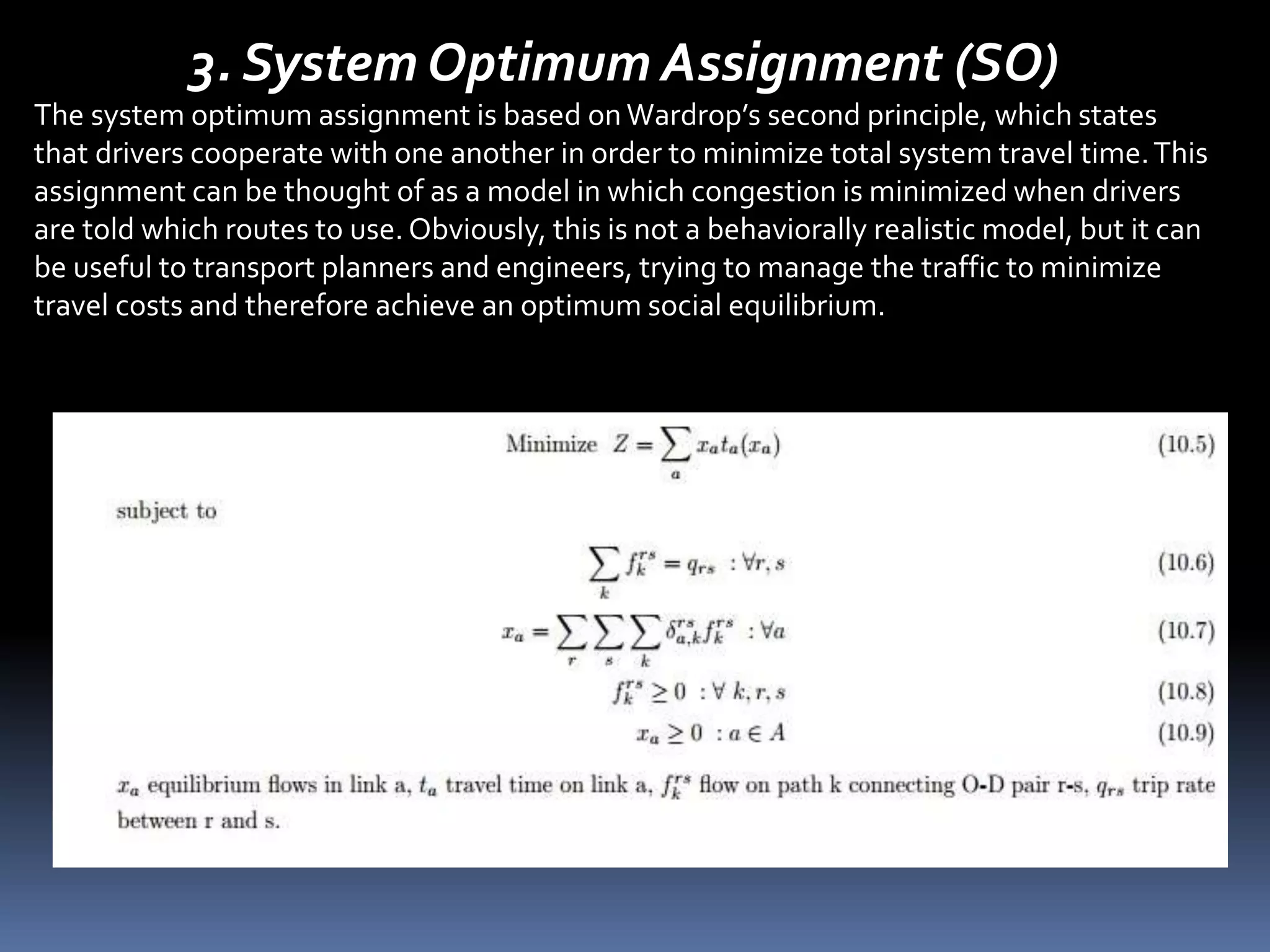 Traffic assignment | PPTX