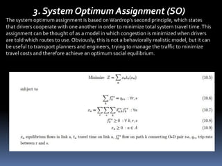 Traffic assignment | PPTX