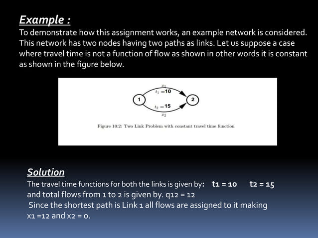 Traffic assignment | PPTX