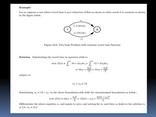 Traffic assignment | PPTX