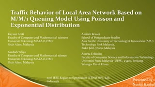 Traffic behavior of local area network based on | PPT