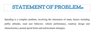 Traffic calming and control in the driver's behavior | PPT