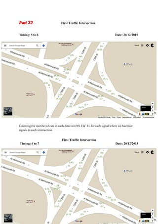 Traffic Capacity & Synchronize Traffic Lights Project | PDF