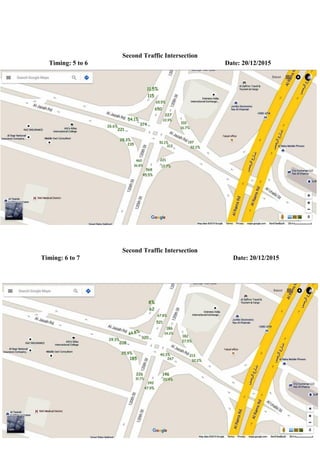 Traffic Capacity & Synchronize Traffic Lights Project | PDF