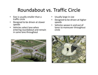 Traffic circles & roundabouts | PPT
