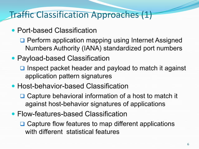 Traffic classification svm_im2015_10may2015 | PPT