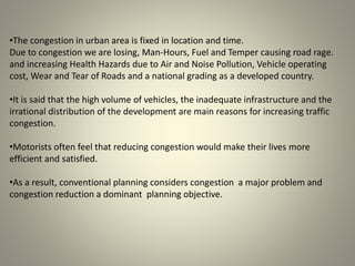 Traffic congestion and its hazards | PPTX
