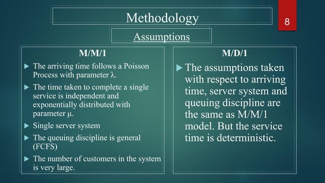 Traffic congestion by using queuing mm1 & md1 | PDF