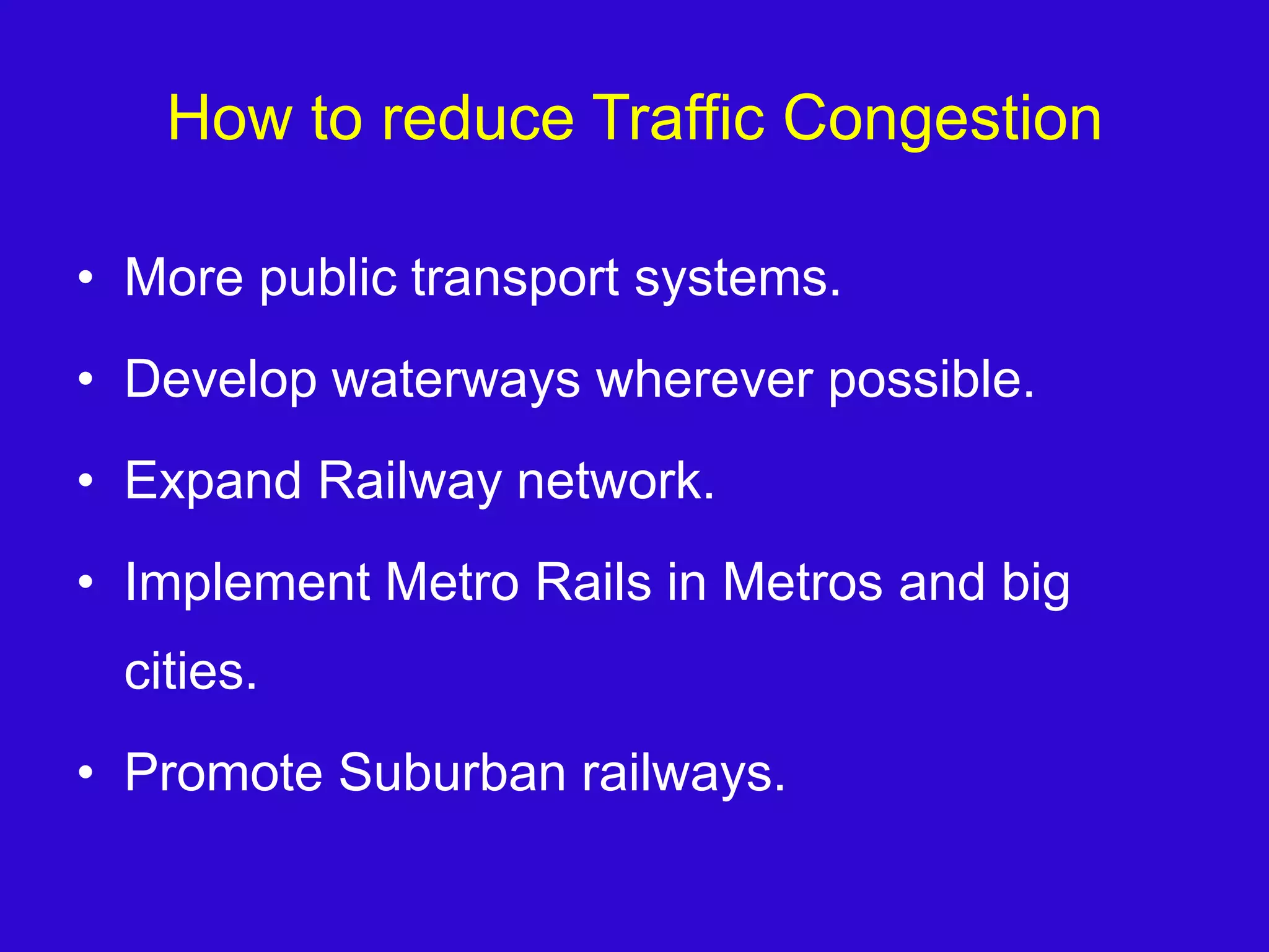 Traffic Congestion PowerPoint Presentation | PPTX