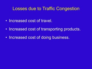 Traffic Congestion PowerPoint Presentation with Images | PPTX