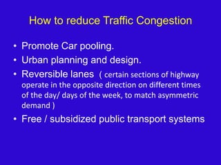 Traffic Congestion PowerPoint Presentation with Images | PPTX