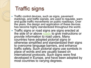Traffic control | PPTX