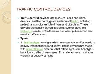 Traffic control | PPTX