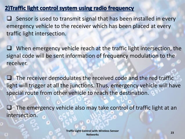 Traffic signal control management based on integrating GIS and WSN technology | PPT