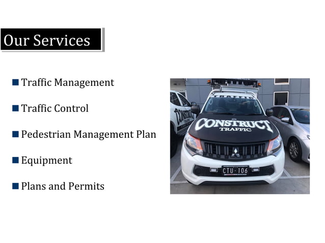 Traffic Control - Construct Traffic | PPT