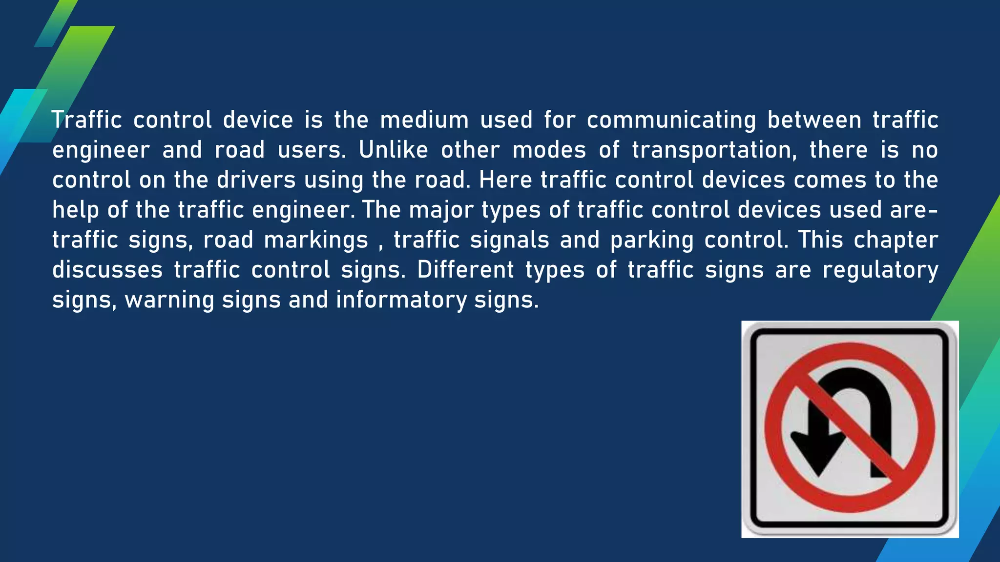Traffic control and signage | PPT