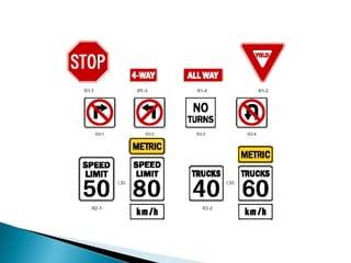 Traffic control devices | PPTX