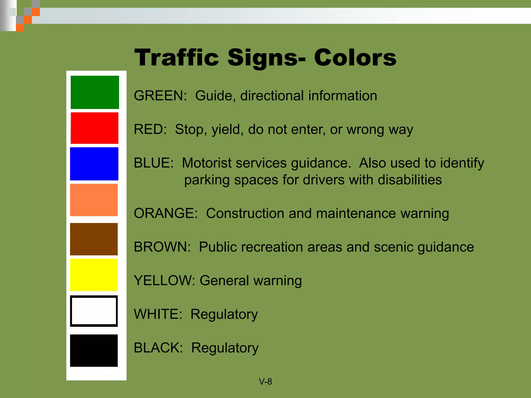 Traffic control devices , signs and road markings by Sharif Ullah Khan ...