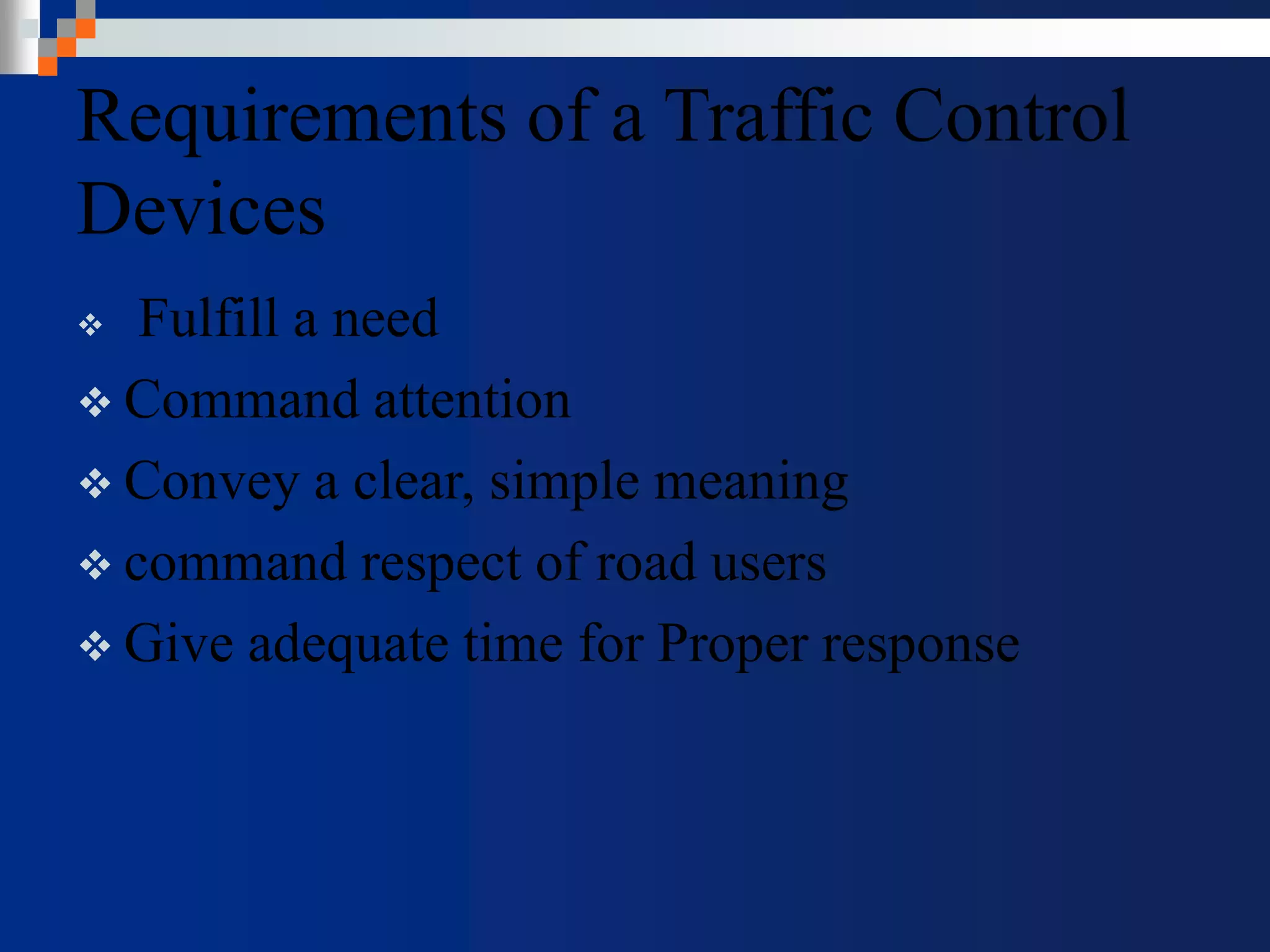 Traffic control devices , signs and road markings by Sharif Ullah Khan ...