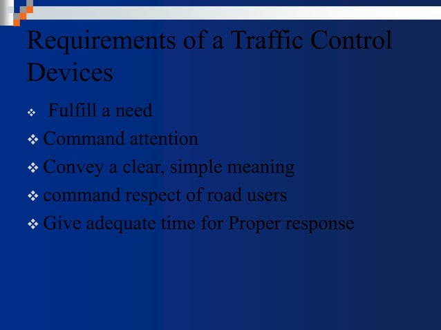 Traffic control devices , signs and road markings by Sharif Ullah Khan ...