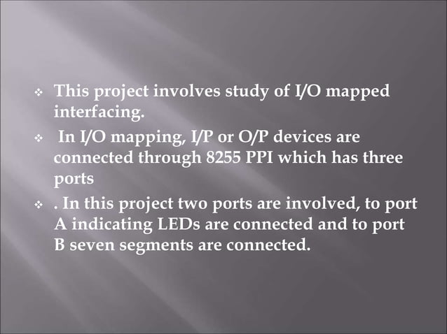 TRAFFIC CONTROLLER USING 8085.ppt | Computing | Technology & Computing