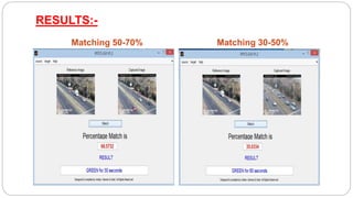 Traffic control using image processing | PPTX