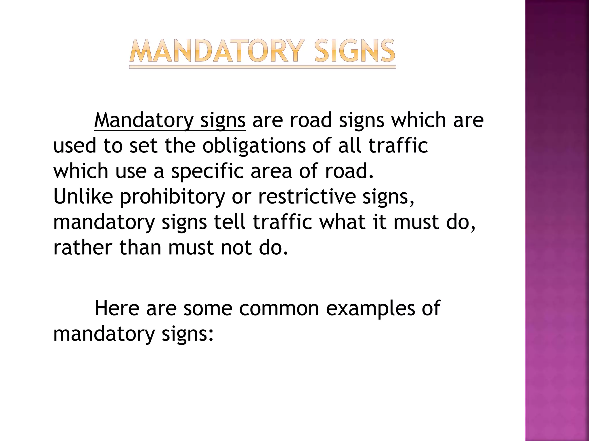 Traffic control using signals and signs | PPTX