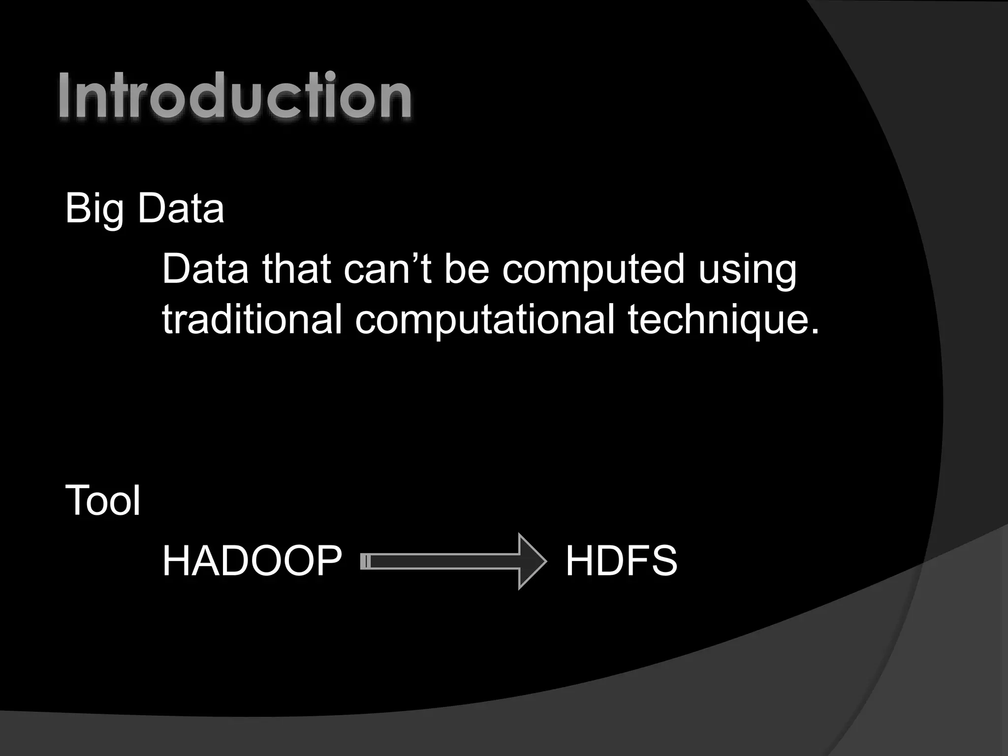 Traffic data analysis using HADOOP | PPT