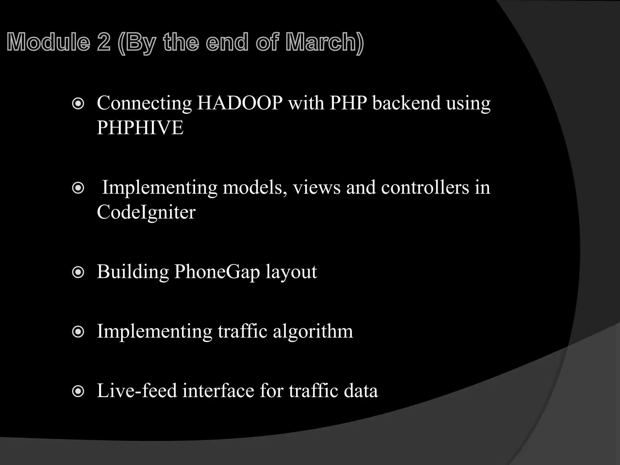 Traffic data analysis using HADOOP | PPT